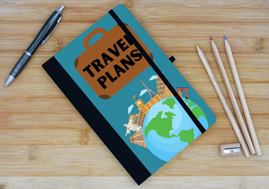 Travel Plans - A5 Lined Paper Scrapbook - Holiday Idea for Family and ...