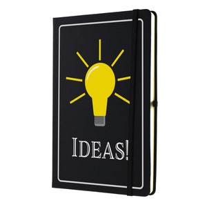 Bright Ideas! - Lined Paper Scrapbook A5 Sized - Novelty Idea for ...