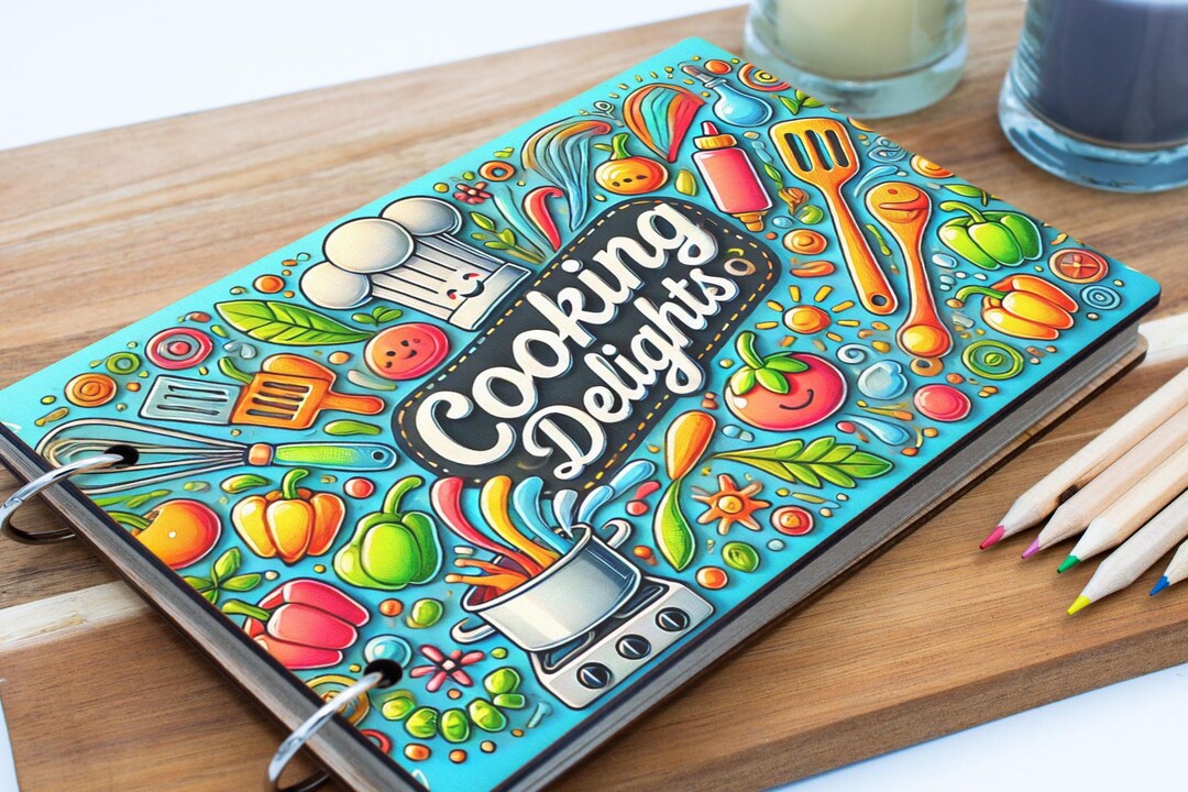 Culinary Delights Recipe Scrapbook (scrap-kf24-funcookhg) - Etsy