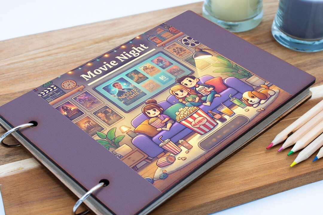 Family Movie Night Scrapbook: Cosy Memories and Popcorn-filled Fun ...