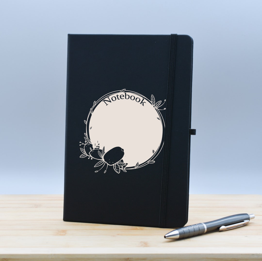 Floral Border A5 Sized Lined Paper Scrapbook - Elegant Idea for Family ...