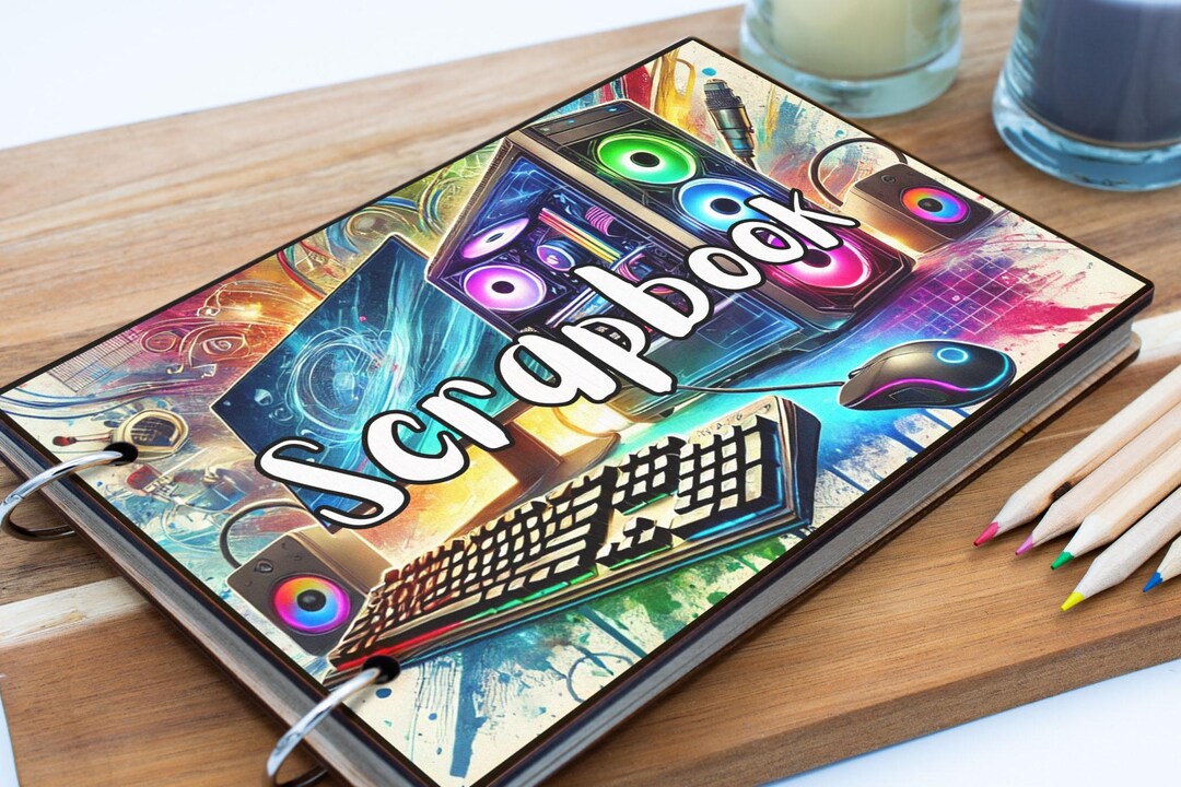 Vibrant PC Gaming Setup Scrapbook With RGB Lighting and Ai-generated ...