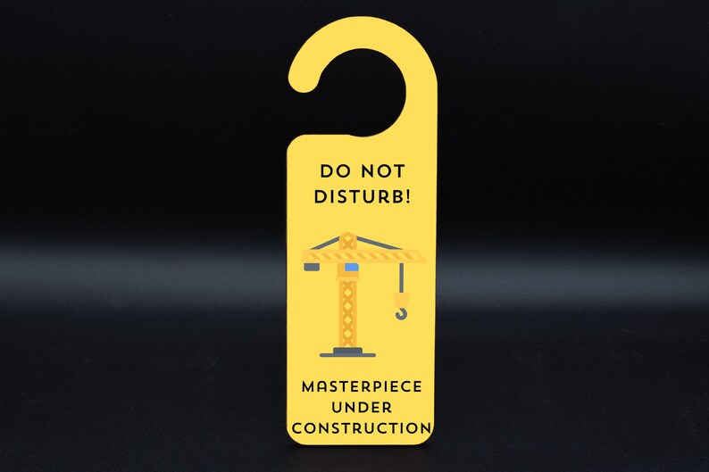 Do Not Disturb: Masterpiece Under Constructions – Funny Plywood Door ...