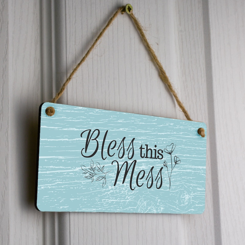 Messy House Sign - Etsy