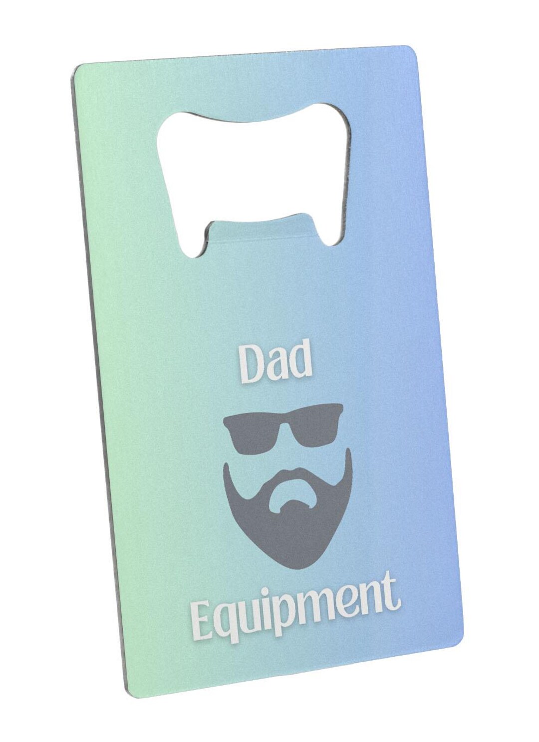 Dad Equipment Opener: Cool Stainless Steel Bottle Opener With Beard and ...