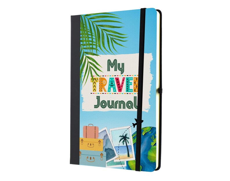 My Travel - A5 Sized Lined Paper Scrapbook - Travel Writing Idea for ...
