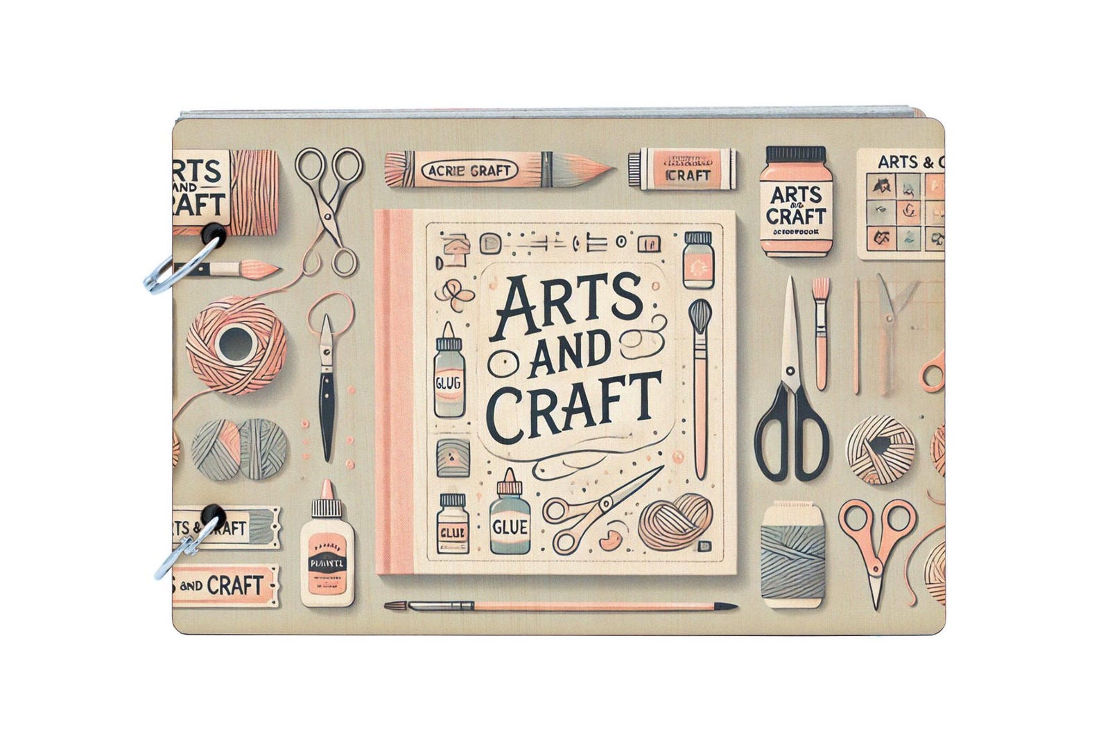 Creative DIY Arts and Crafts Project Book With 25 Recycled Pages and ...