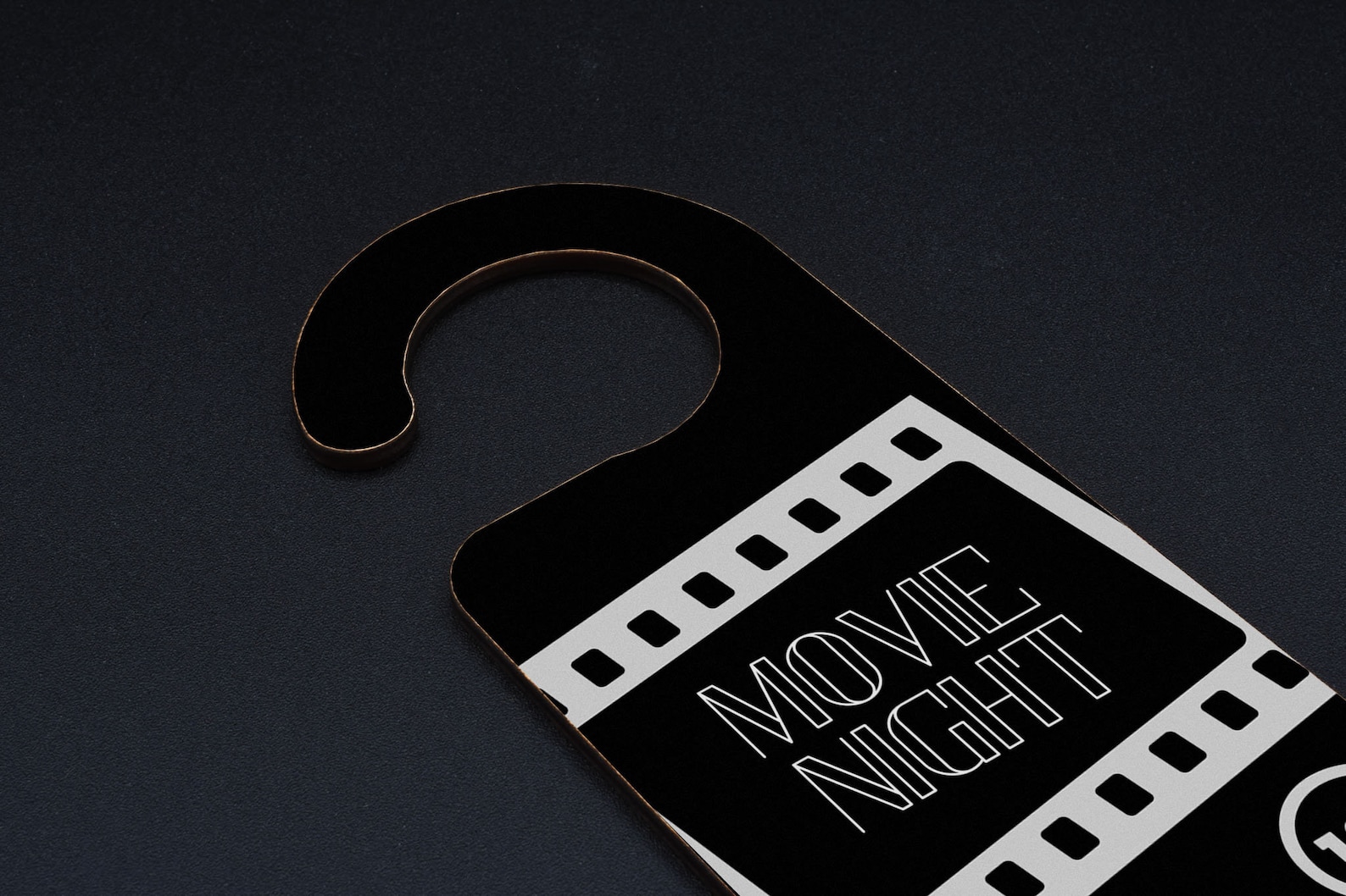 Movie Night – Movie Themed Plywood Door Handle Hanger – Perfect for ...