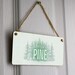 Feeling Pine – Winter Themed Plywood Hanging Room Sign for Home (smlsgn ...