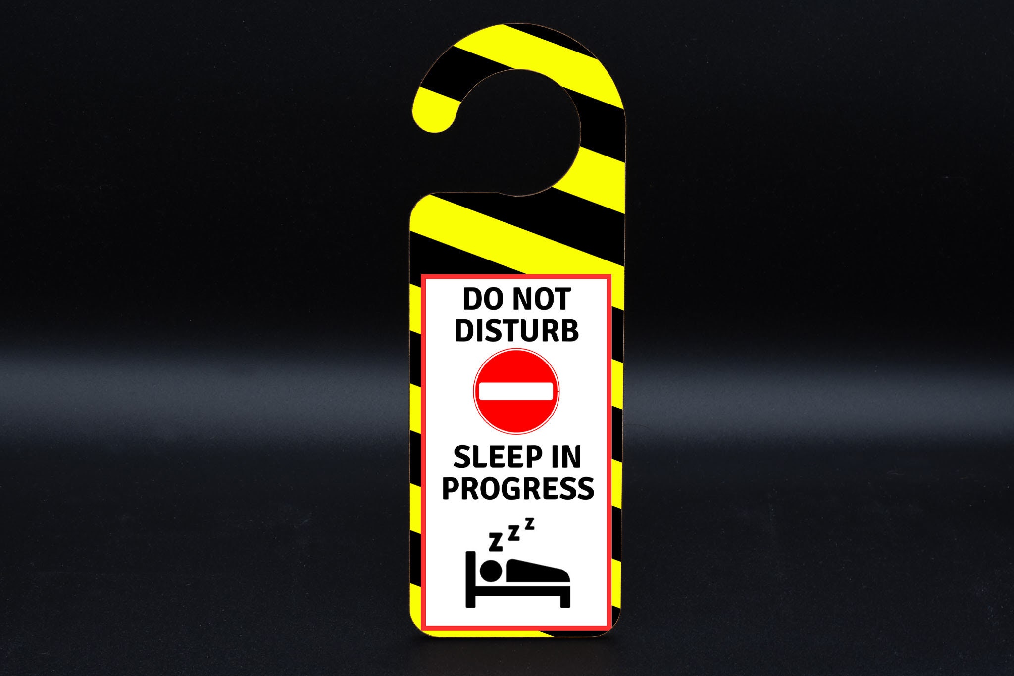 Do Not Disturb Sleep in Progress – Plywood Door Handle Hanger - Novelty ...