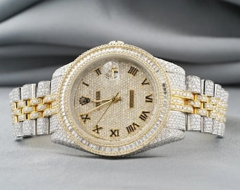 Moissanite Studded Rolex - Etsy