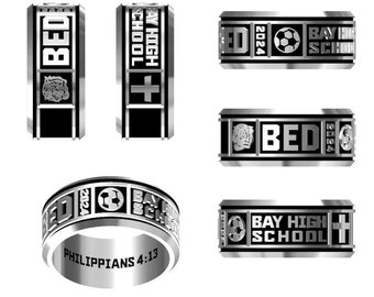 Class Ring Band - Etsy