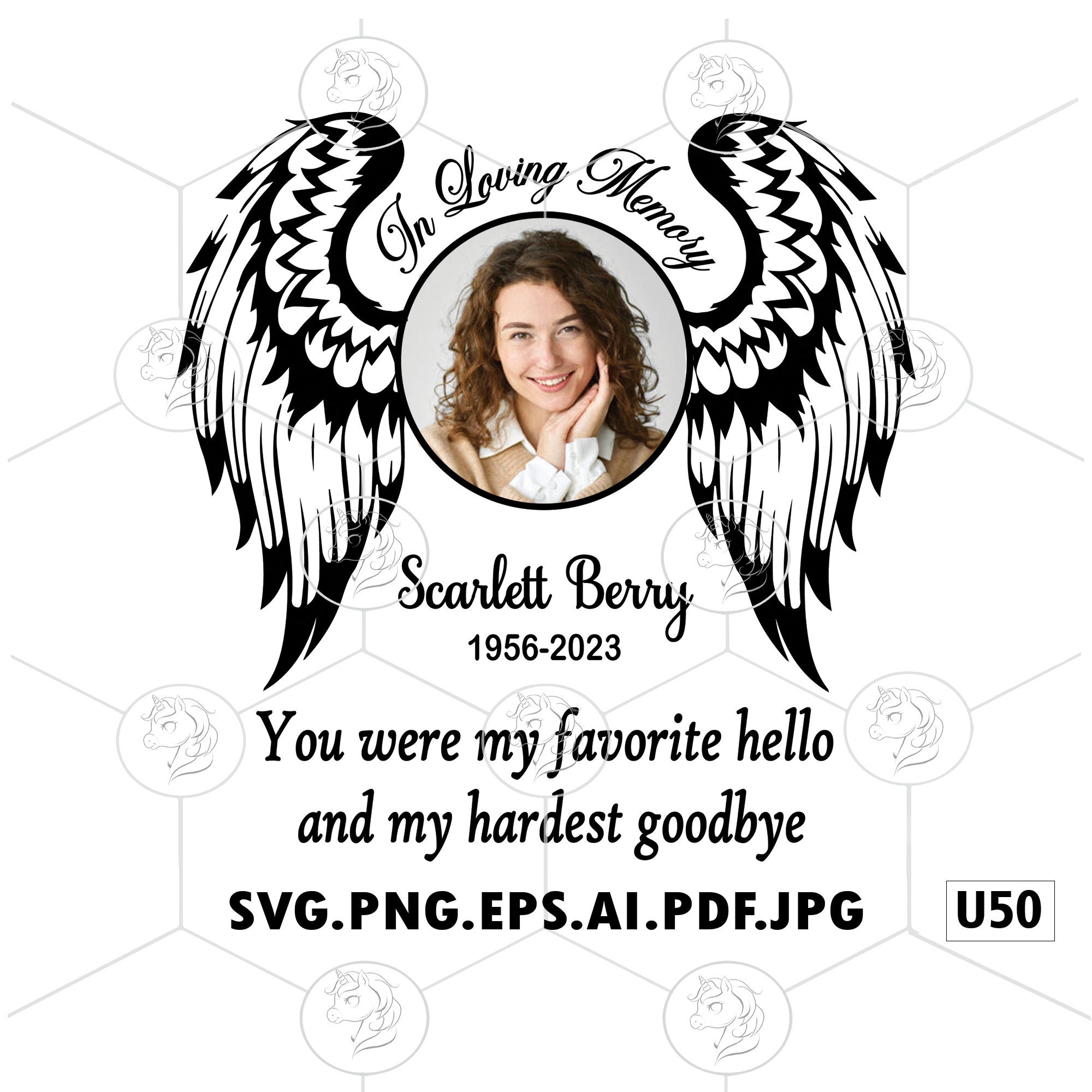 Memorial Svg, Memorial Day Svg, in Loving Memory Svg, Rest in Peace Svg ...