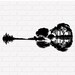 Guitar Forest SVG, Guitar Reflection Svg,guitar Nature SVG Cut Table ...