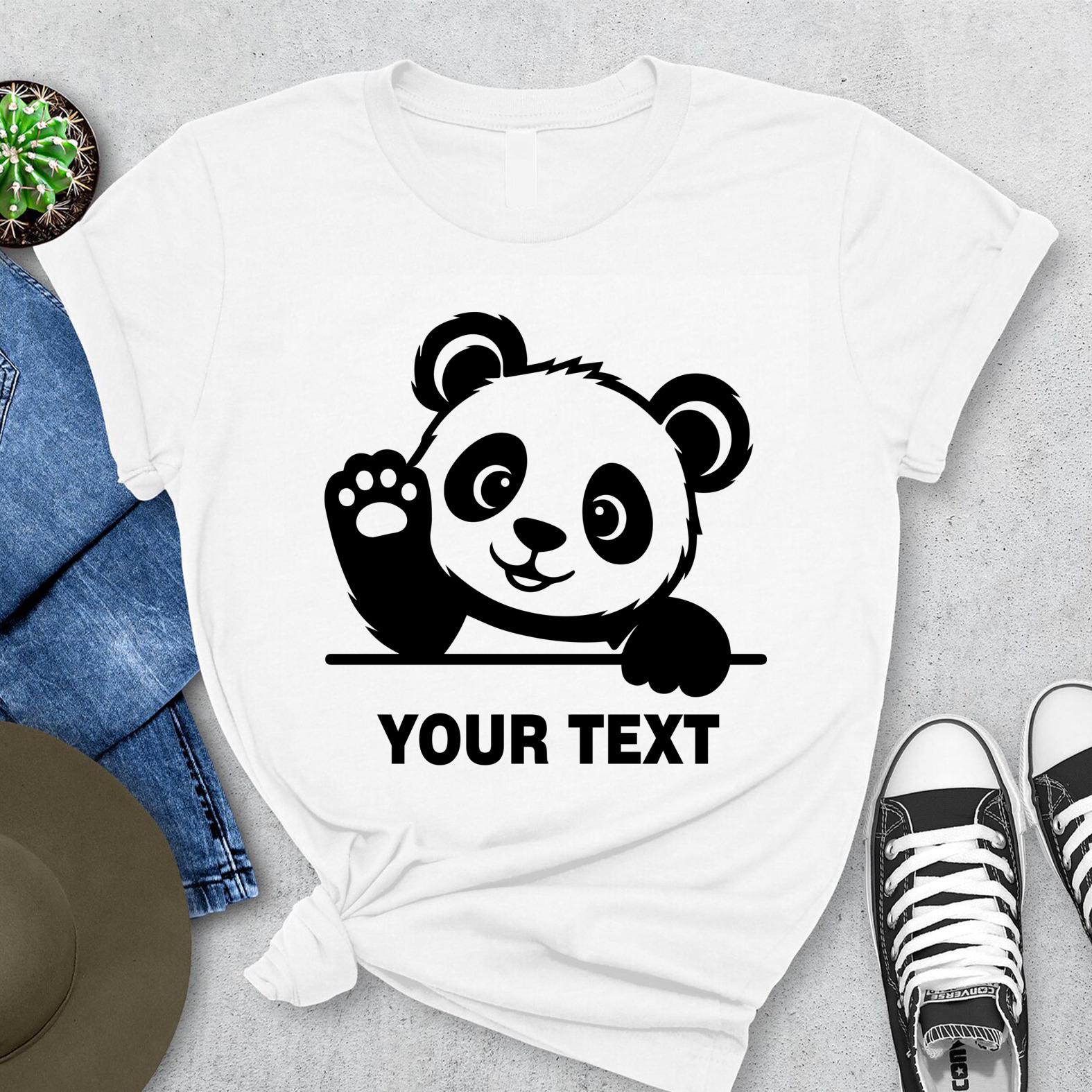 Panda Peeking Svg, Cute Panda Svg ,panda Svg, Baby Panda Svg, Cute ...