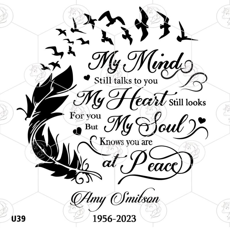 Memorial Poem Svg - Etsy