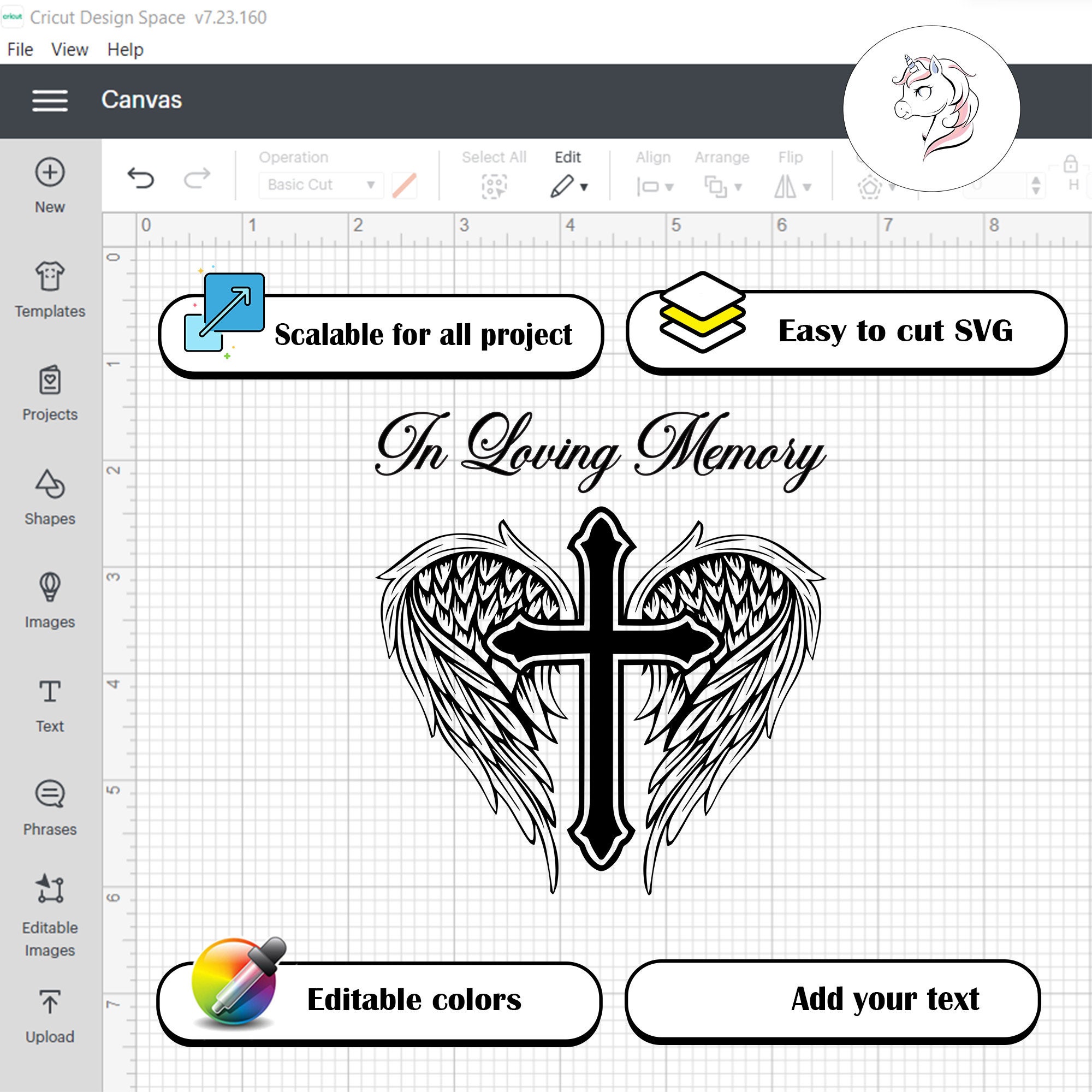 Memorial Cross Svg in Loving Memory Svg Memorial Svg - Etsy Australia