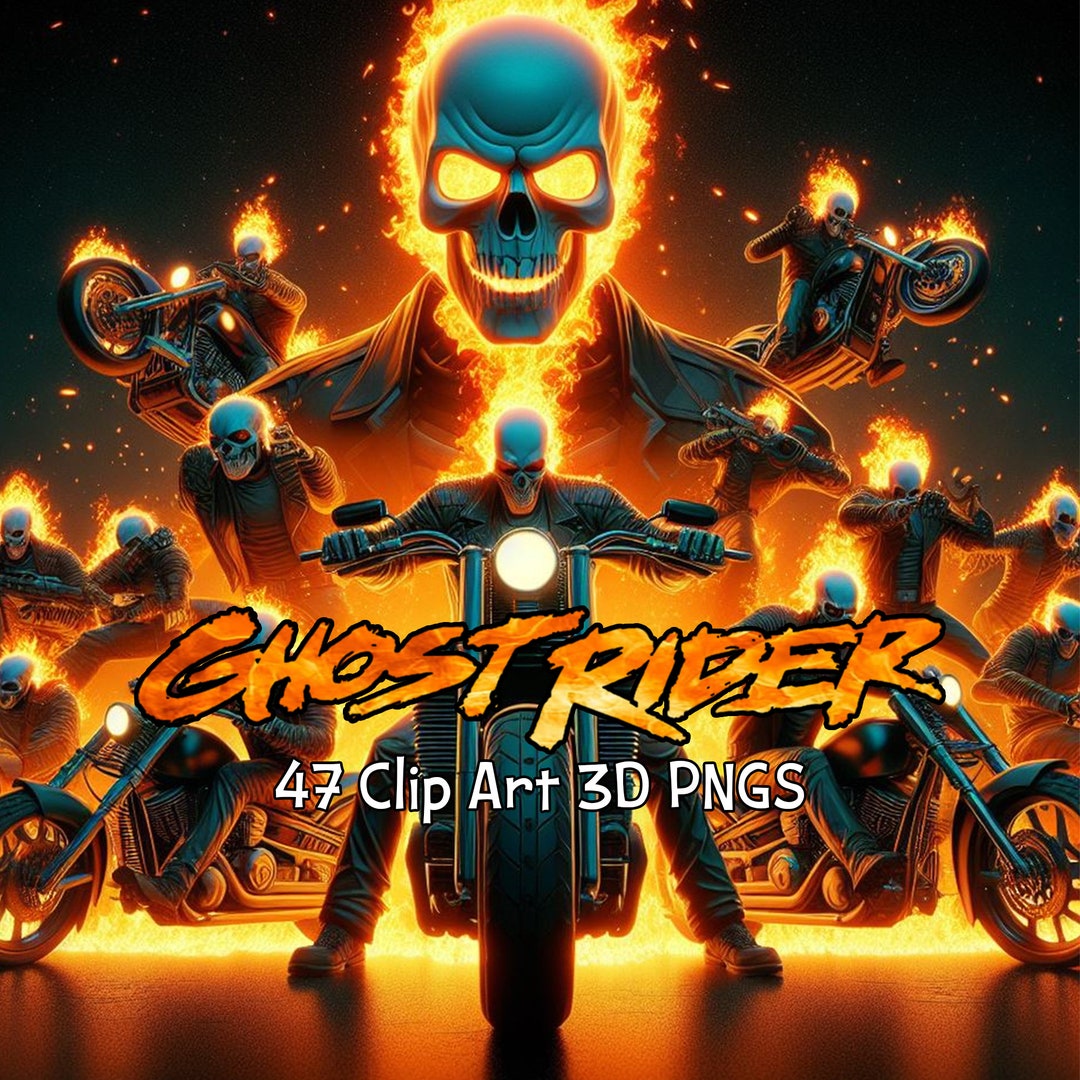 Ghost Rider Skeleton PNG Ghost Rider Png Skeleton Biker Ghost Rider ...