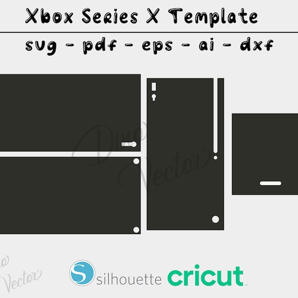 Xbox Series X Template - Etsy