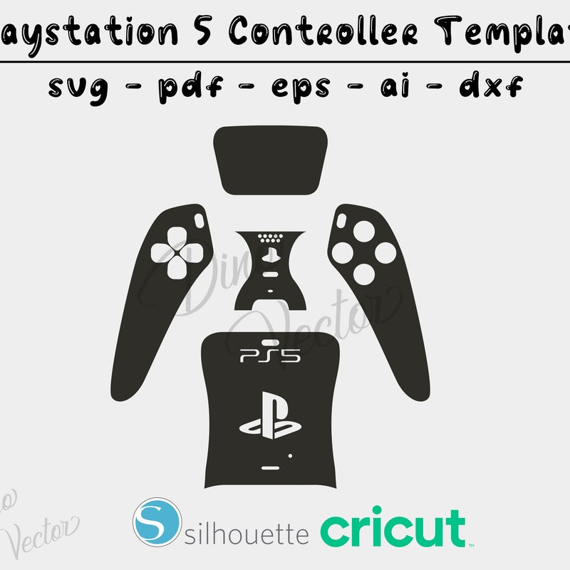 Playstation 5 Controller Svg - Etsy