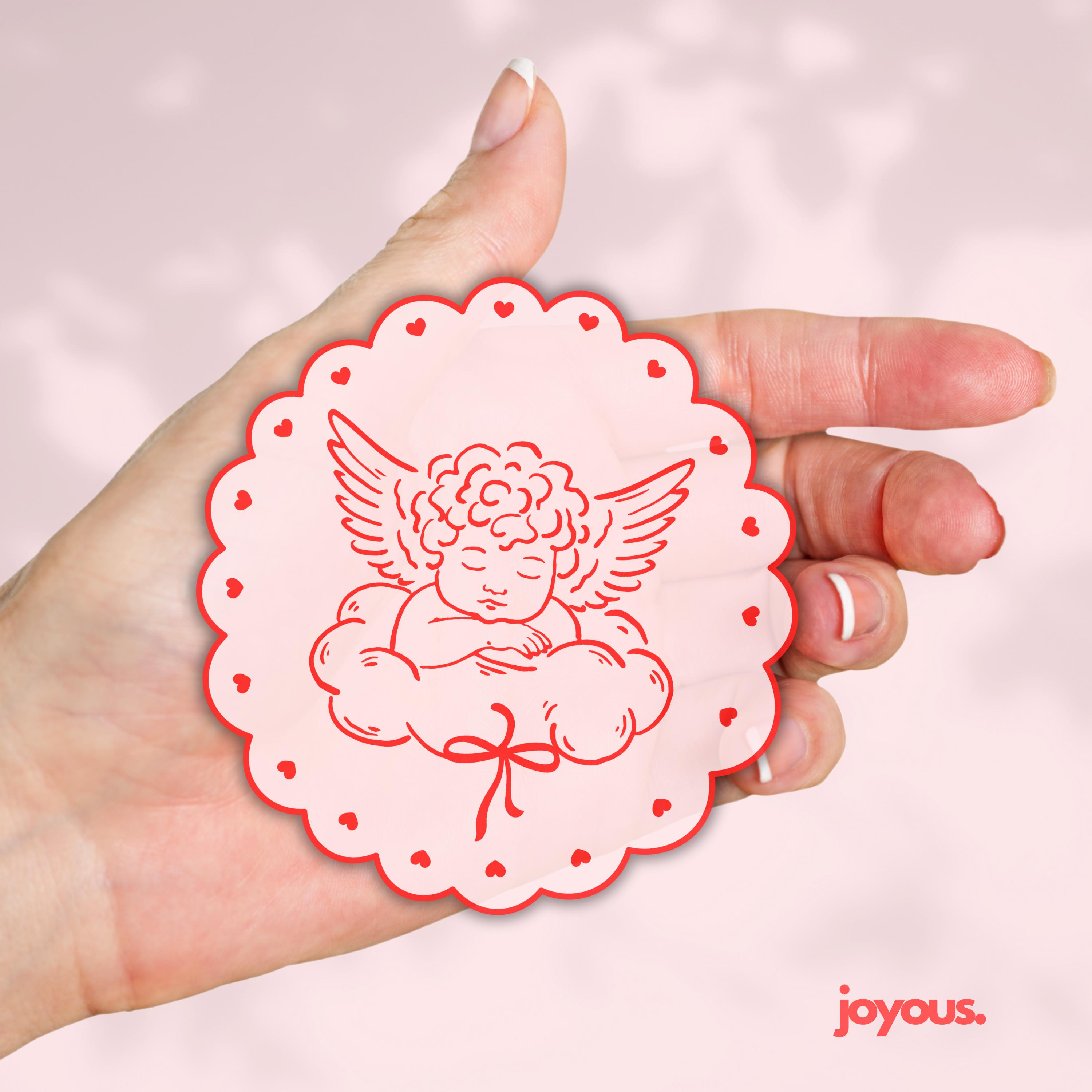 Angel Coquette Sticker | Waterproof Vinyl Decal, Laptop, Water Bottle ...
