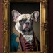 Elegant French Bulldog Gentleman Portrait Poster - Perfect for Dog ...