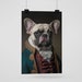 Elegant French Bulldog Gentleman Portrait Poster - Perfect for Dog ...