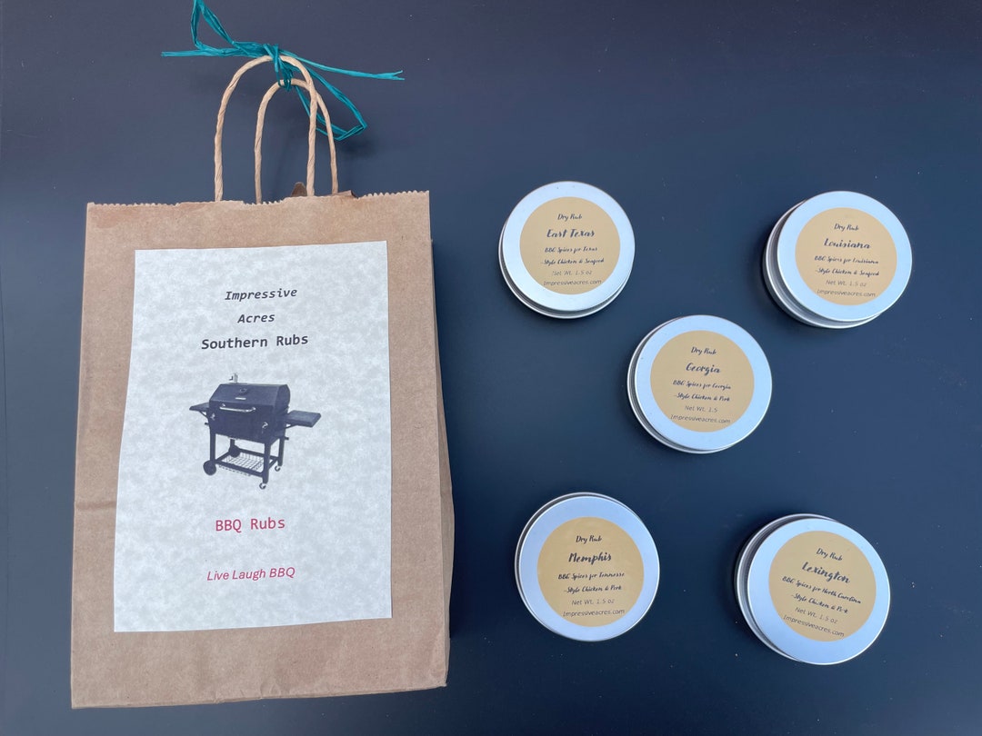 Southern Rubs Excellent Barbecue Sampler Gift Set BBQ and Grilling ...