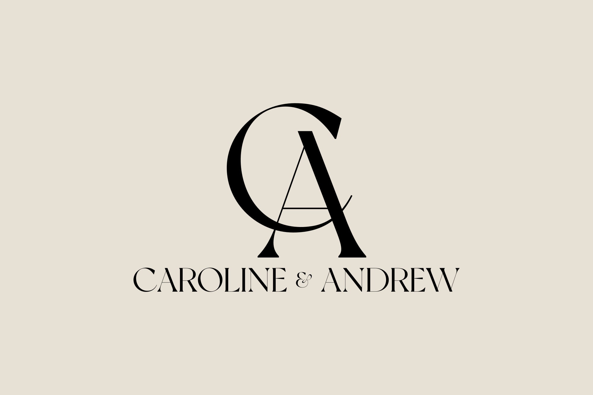 Modern Wedding Logo, Modern Wedding Monogram, Wedding Initials Logo ...