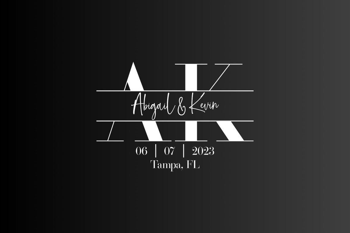 Custom Wedding Monogram Design, Custom Logo Design, Initial Logo ...