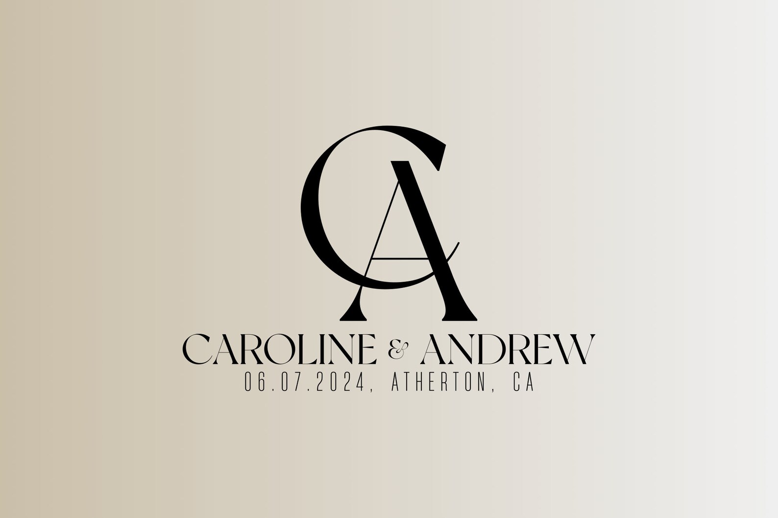 Modern Wedding Logo, Modern Wedding Monogram, Wedding Initials Logo ...