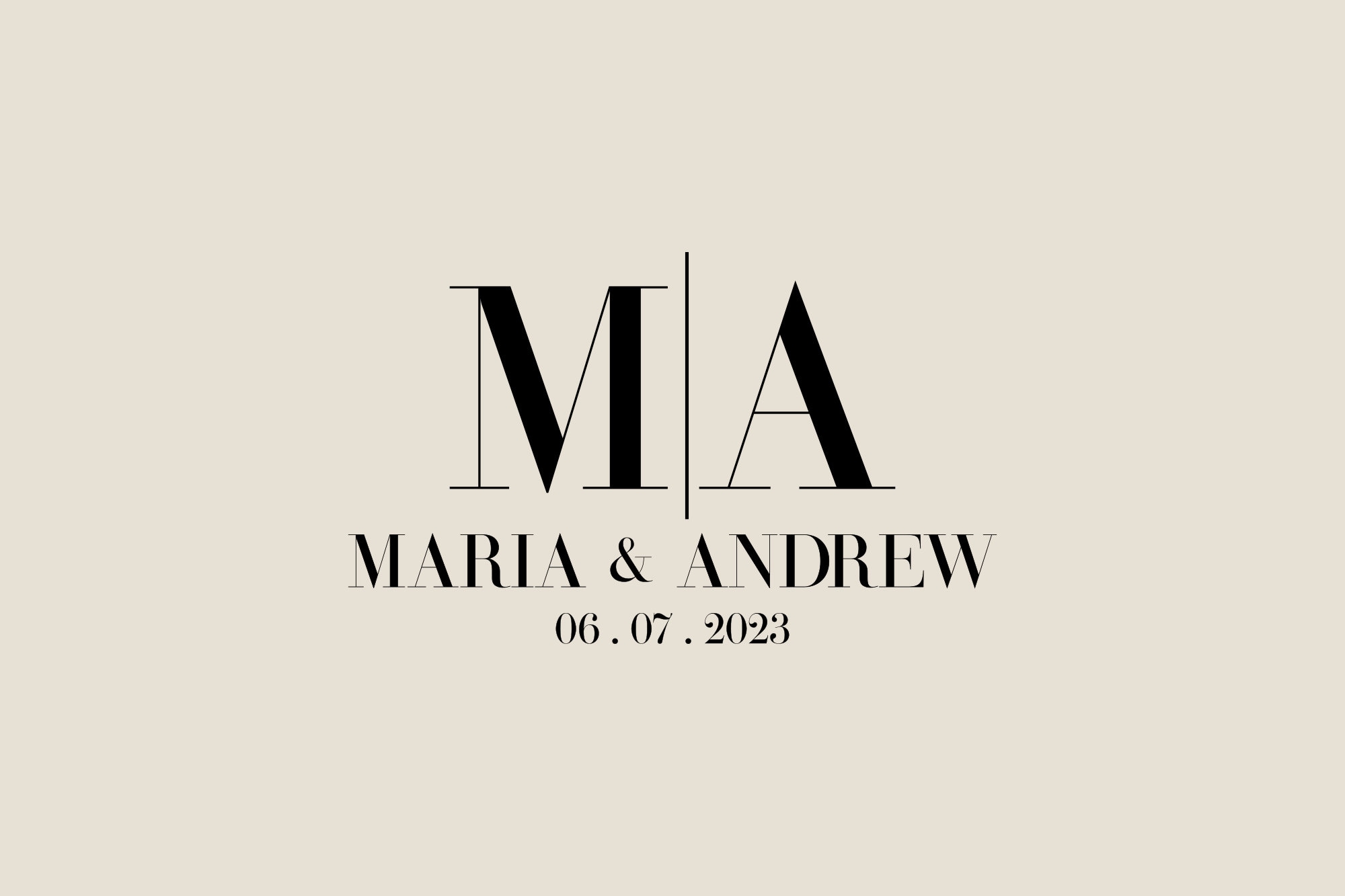 Custom Wedding Logo Design, Monogram Logo, Initial Logo, Couples Logo ...