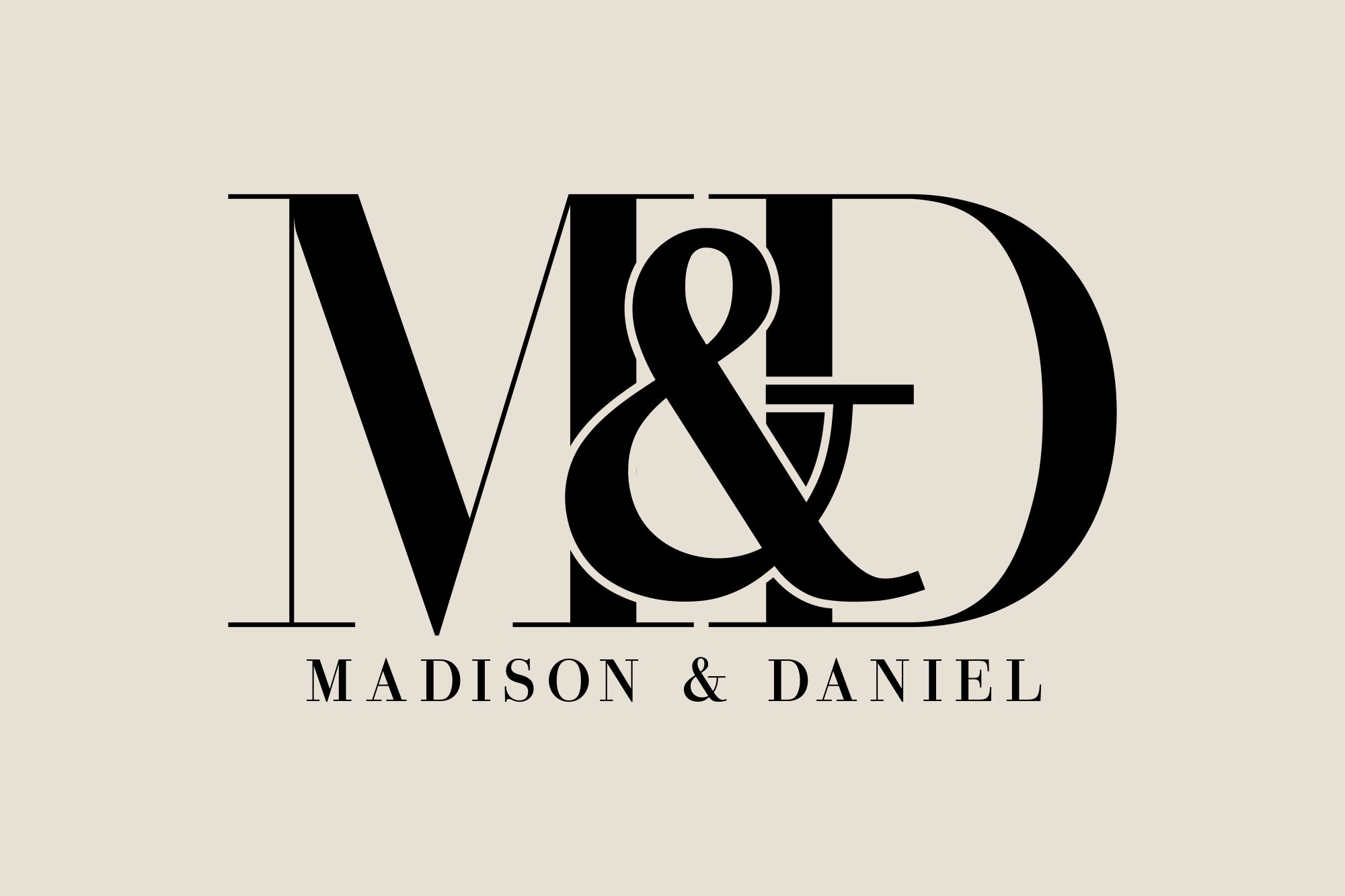 Wedding Logo Monogram Design, Custom Monogram, Custom Logo, Couple ...