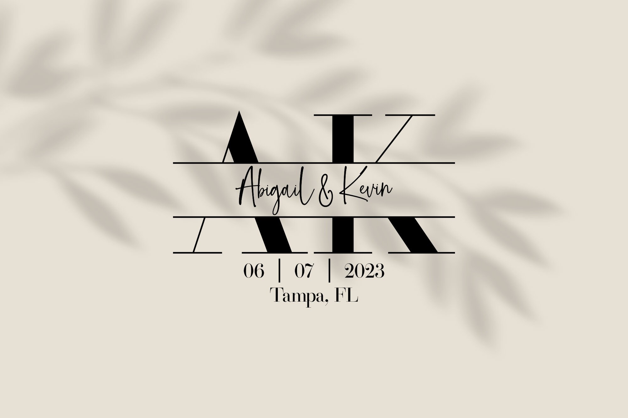 Custom Wedding Monogram Design, Custom Logo Design, Initial Logo ...