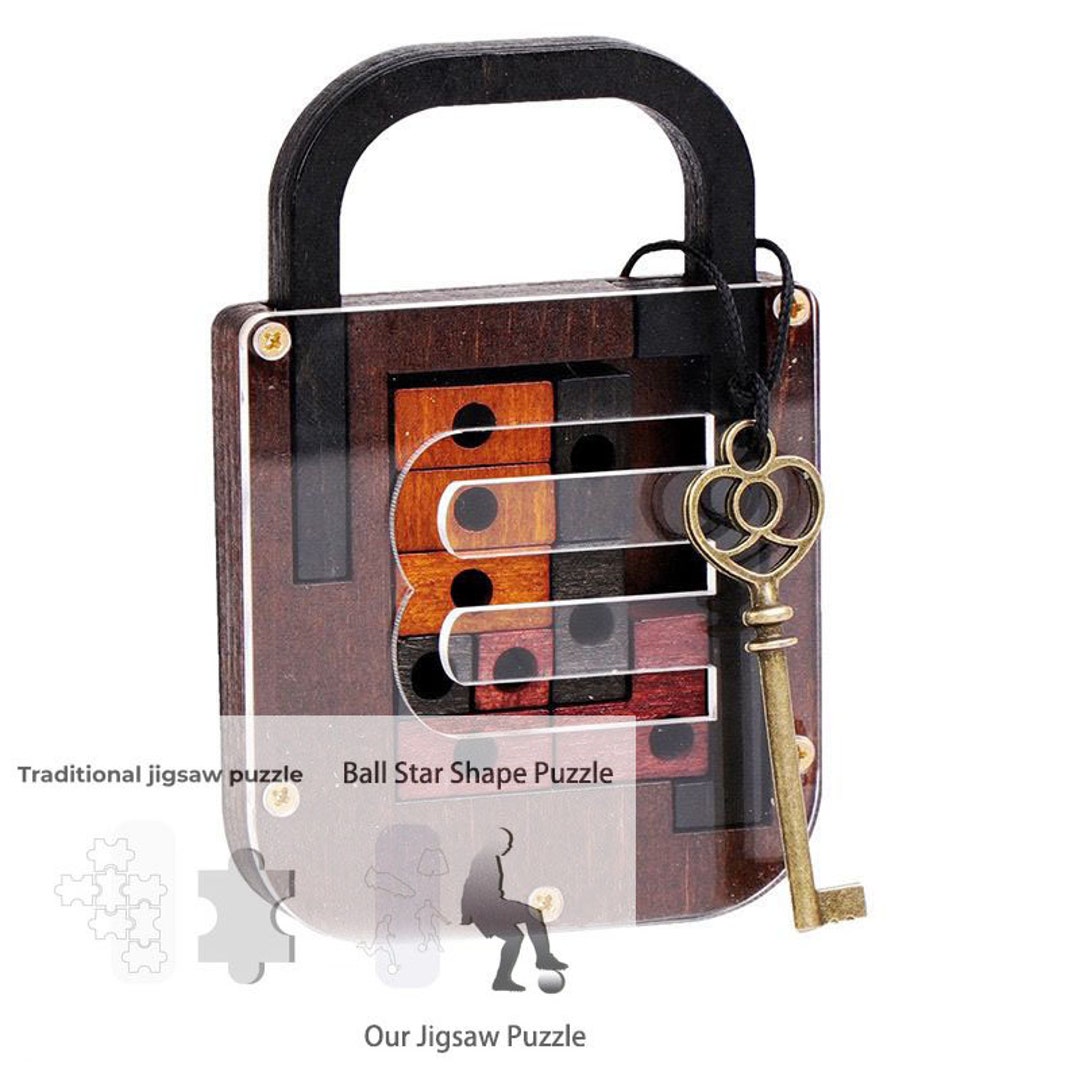 Riddler's Journey: Wooden Brain Teaser Puzzle Toy - Etsy