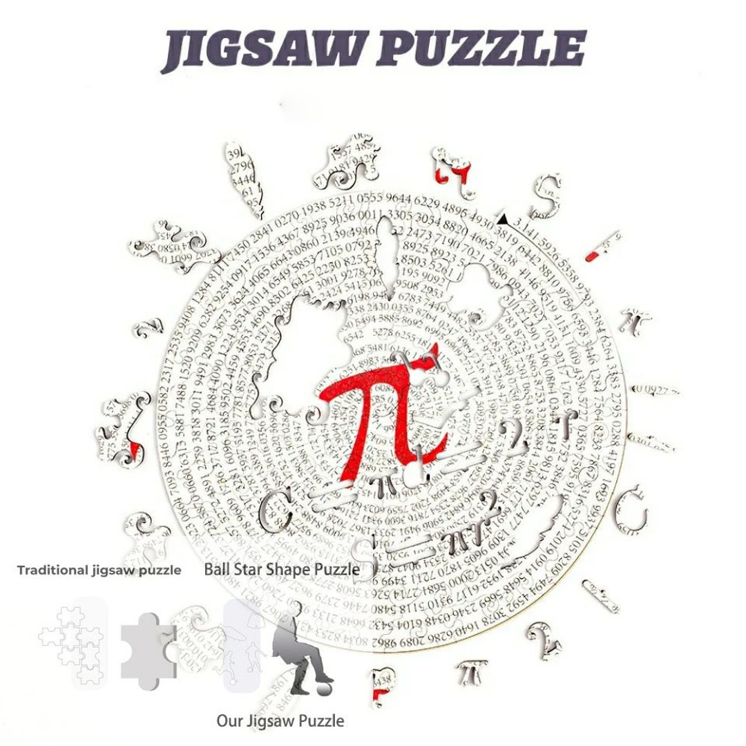 Number Game: Math Symbolist Puzzles, High Wooden Puzzles - Etsy