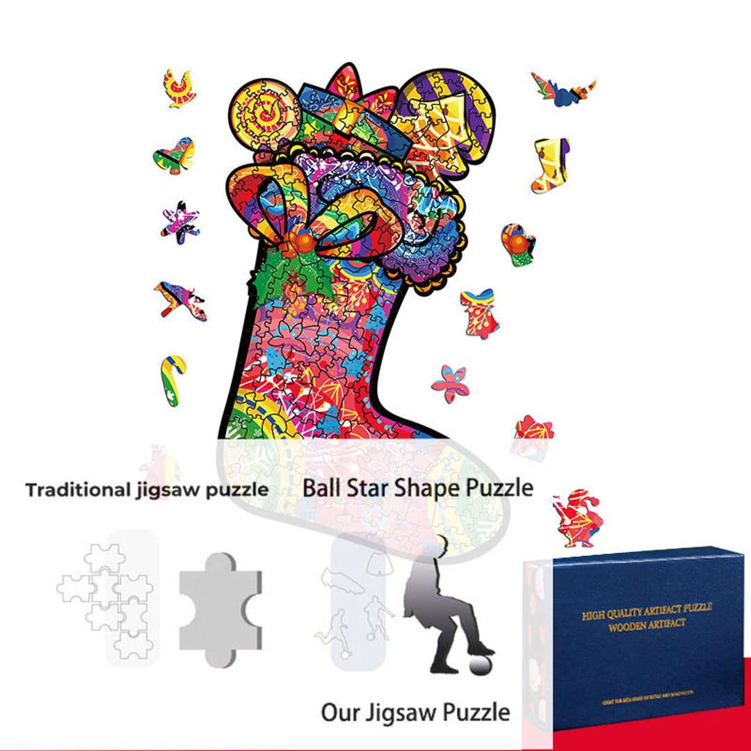 Santa Claus Wonderful Three-dimensional Jigsaw Puzzle Joyful - Etsy