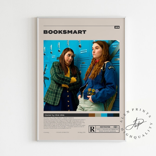Booksmart Print - Etsy