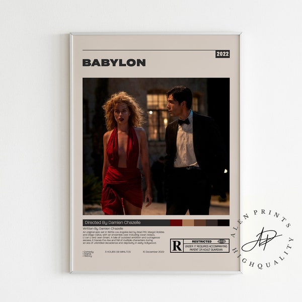 Babylon Movie Poster - Etsy
