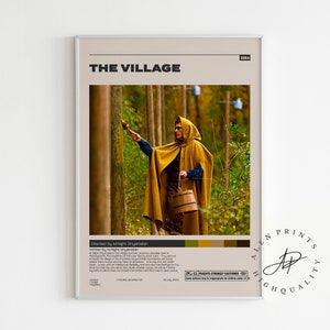 The Village Poster M. Night Shyamalan Minimalist Movie - Etsy