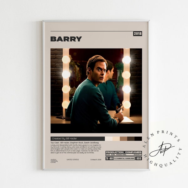 Barry Tv Show Poster - Etsy