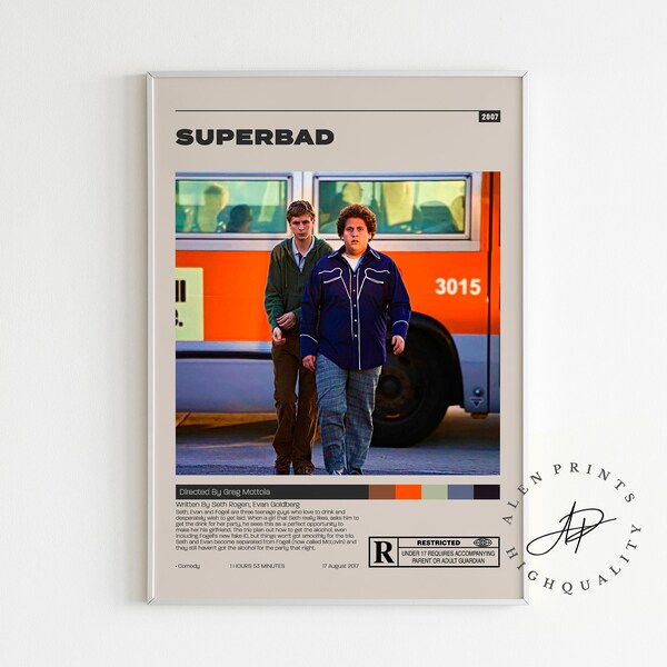 Superbad Posters - Etsy