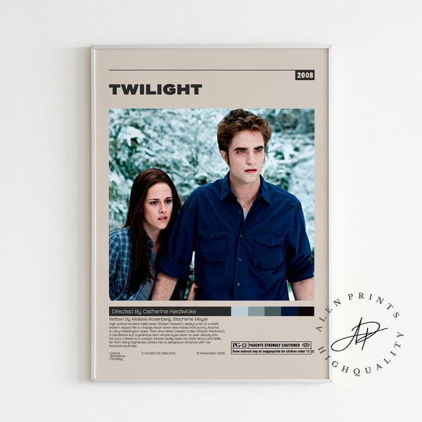 Twilight Minimalist Poster - Etsy