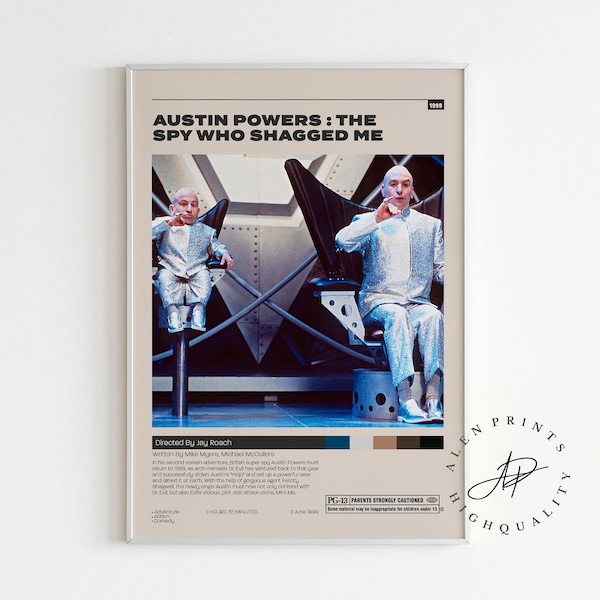 Vintage Austin Powers Poster - Etsy
