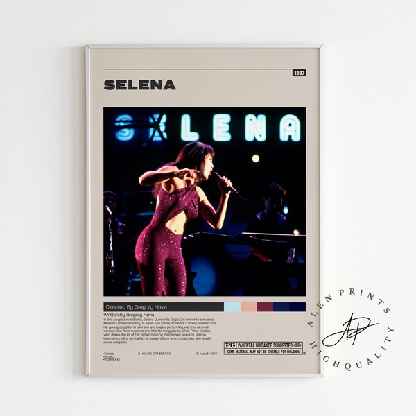 Selena Movie Poster - Etsy