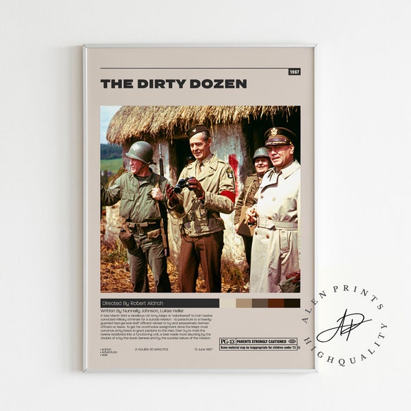 Vintage Dozen Poster - Etsy