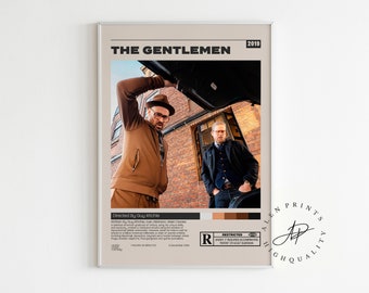 The Gentlemen Guy Ritchie Minimalist Movie Poster Vintage Retro Home ...