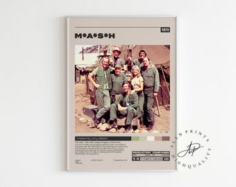 MASH 1972-1983 Minimalist Poster Instant Digital - Etsy