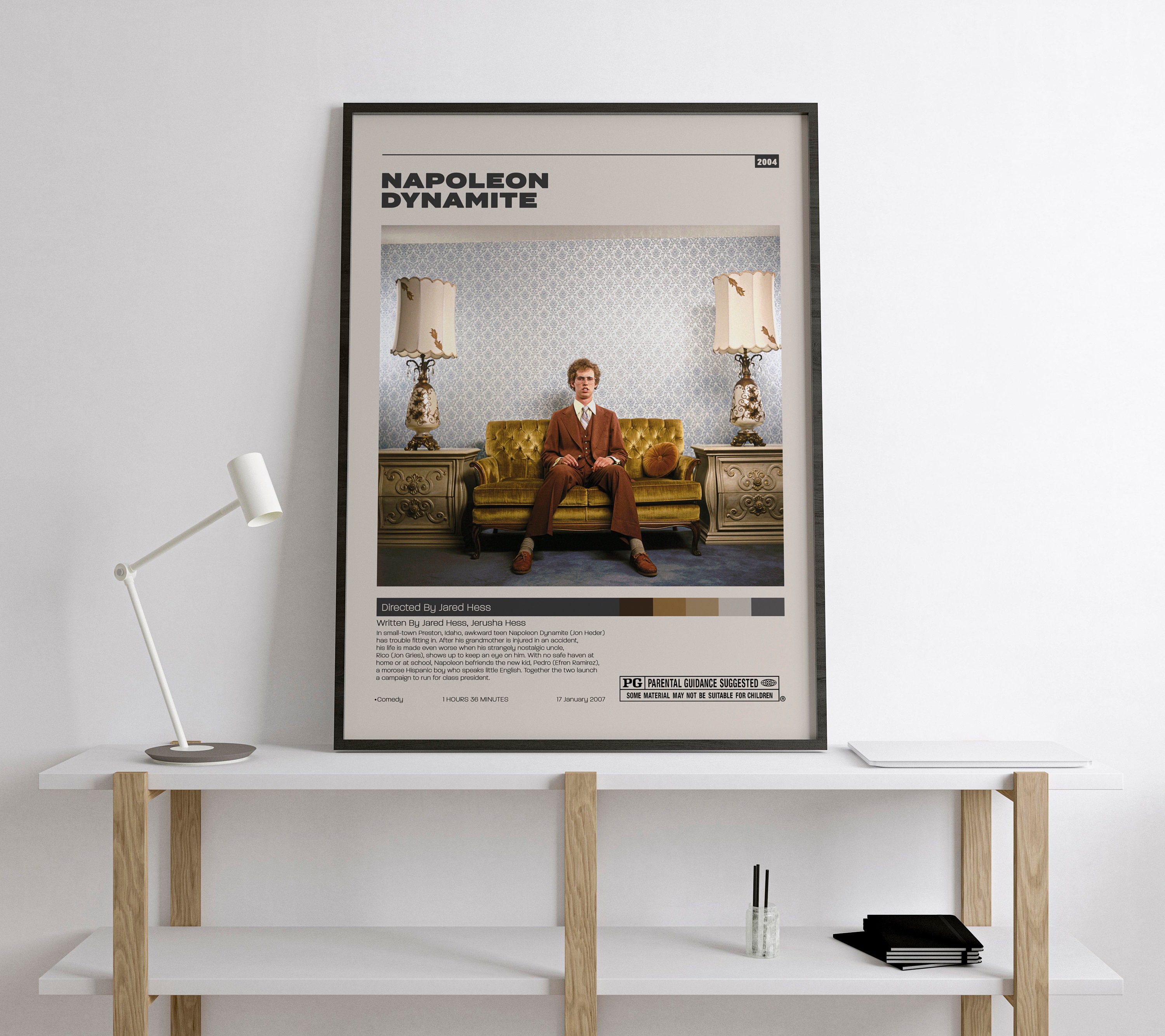 Napoleon Dynamite Poster Jared Hess Minimalist Movie - Etsy