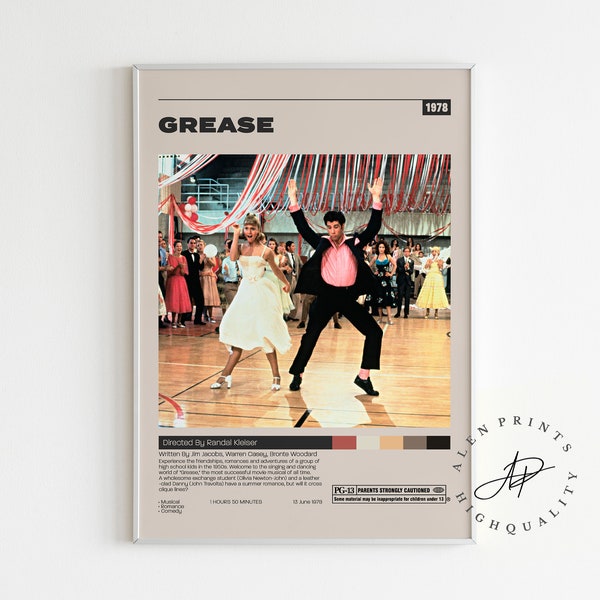 Grease Art - Etsy UK
